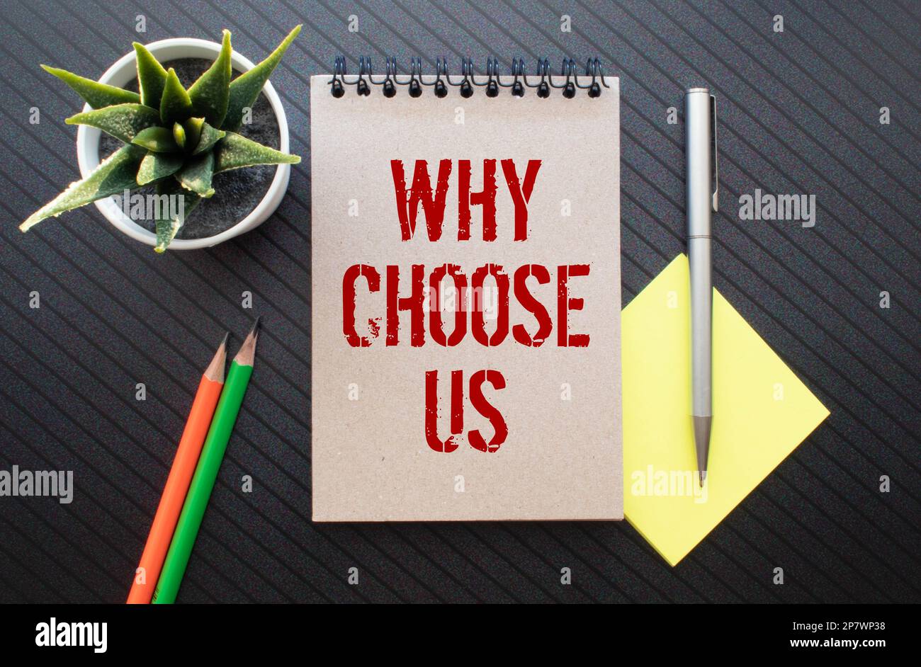 Word writing text Why Choose Us Question. Business concept for list of ...