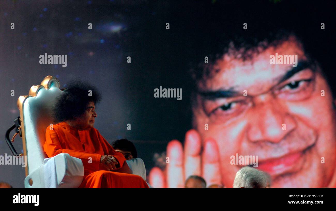 Sathya Sai Baba Indian Spiritual Figure