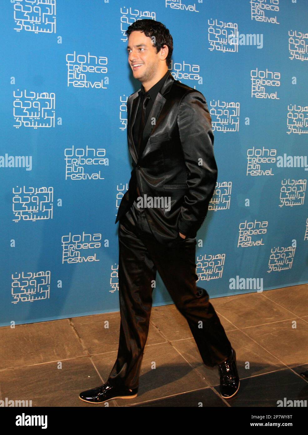 Egyptian actor Khaled Abol Naga during the opening of the four-day Doha ...