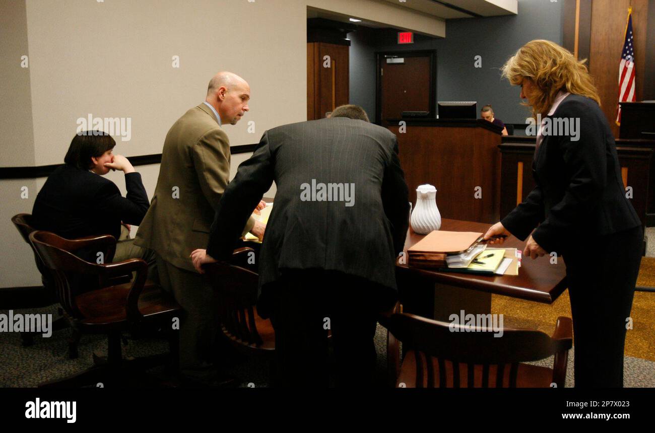 Royce Clyde Zeigler II, left, waits for the second day of his capital ...