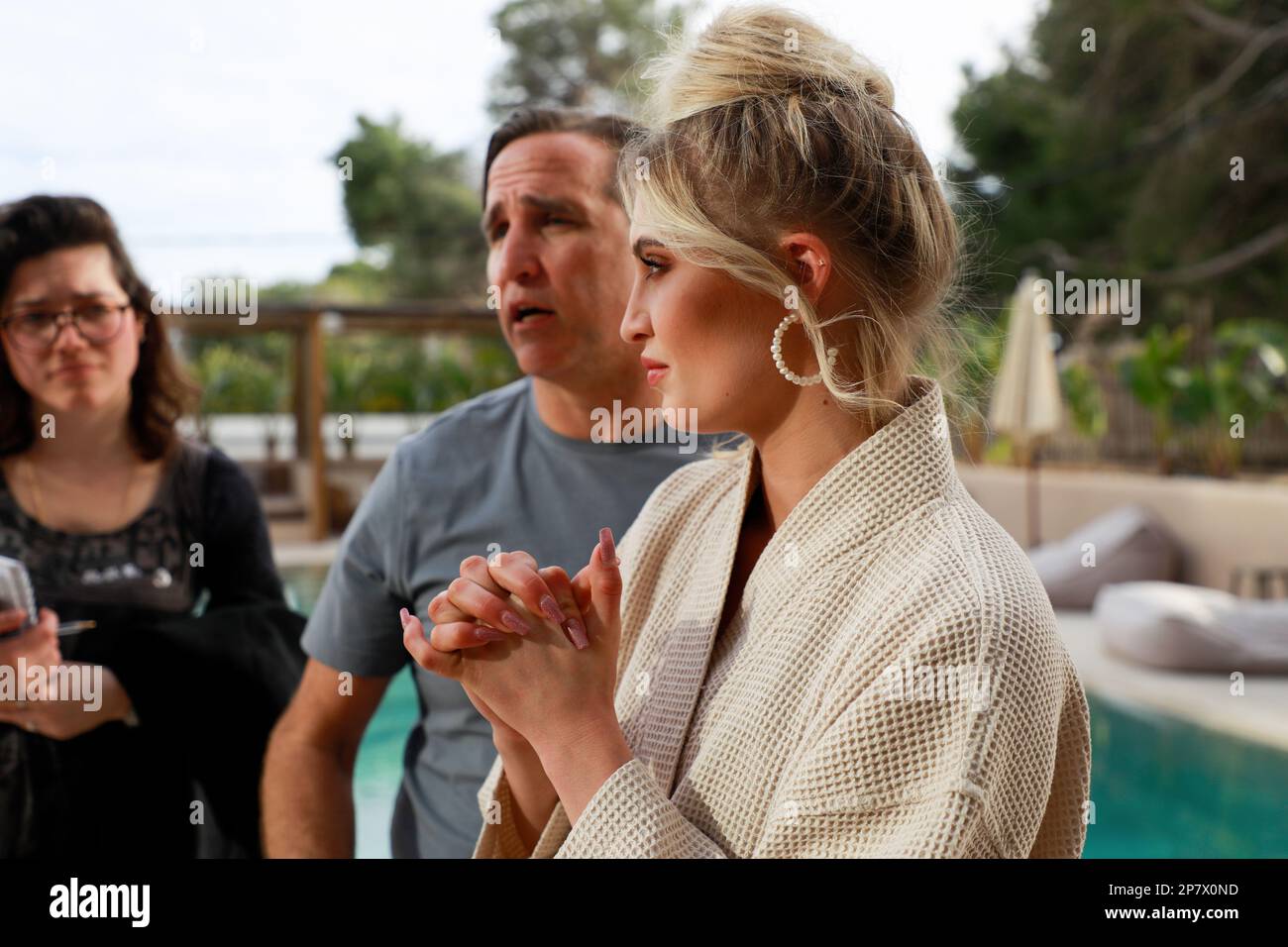 Felanitx, Spain. 08th Mar, 2023. Actress Luna Schweiger stands with ...