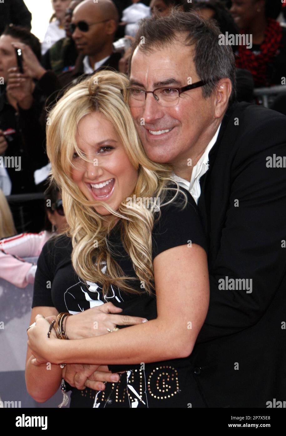 Actress Ashley Tisdale and director/producer Kenny Ortega arrive to the ...