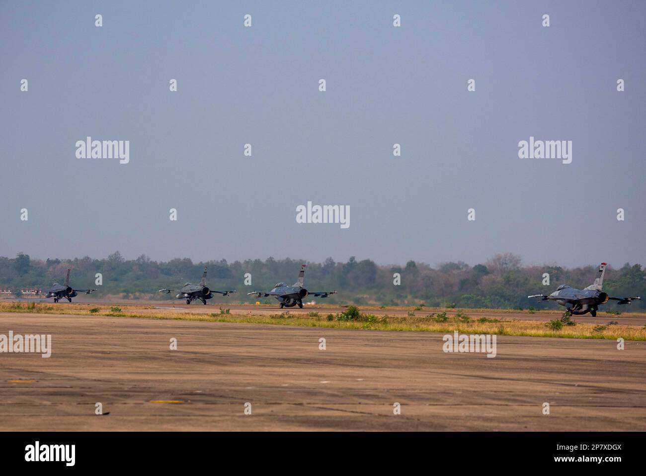 U.S. Air Force F-16 fighting falcons, assigned to the 36th Fighter ...
