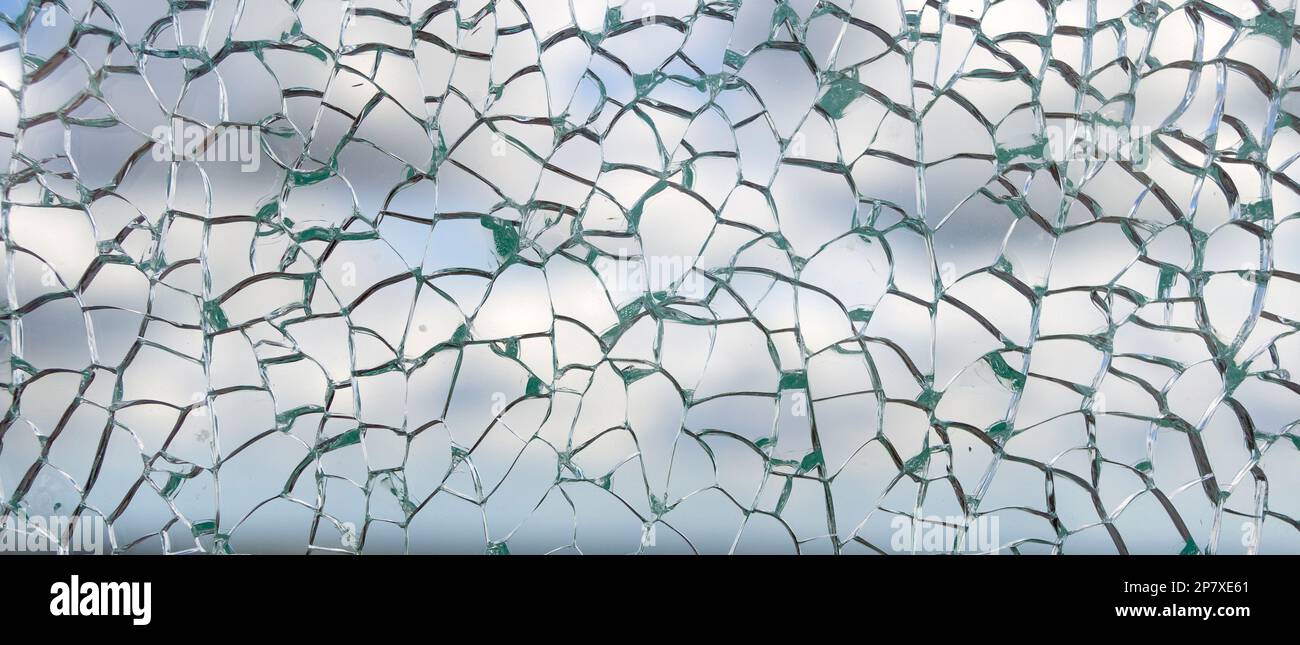 Useful texture overlay. A broken glass on. with many sharp shards ...