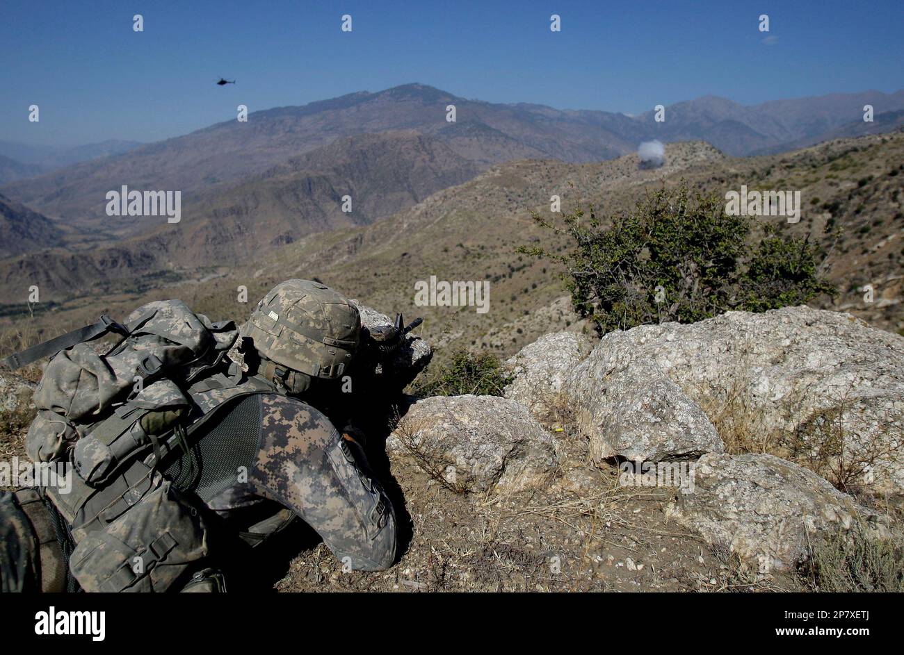 LT Thomas Goodman, a U.S. soldier from the 2nd Battalion, 12th Infantry ...