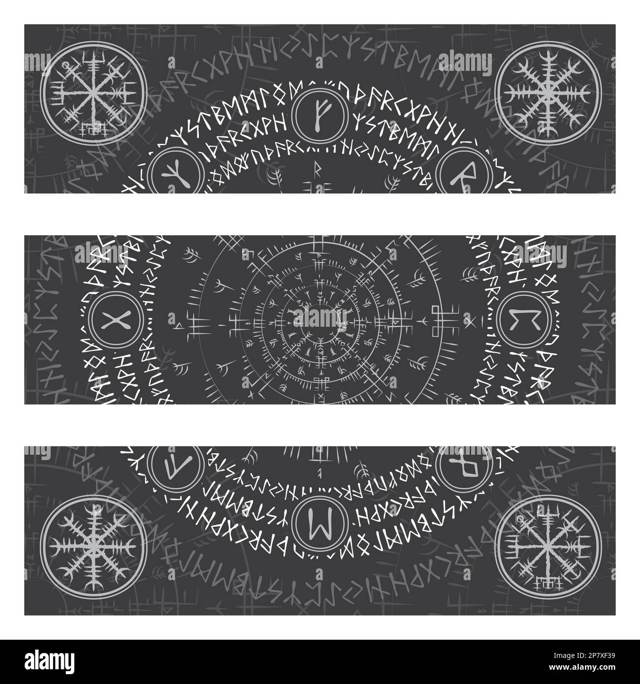 Runic alphabet black and red banners Stock Vector Image & Art - Alamy