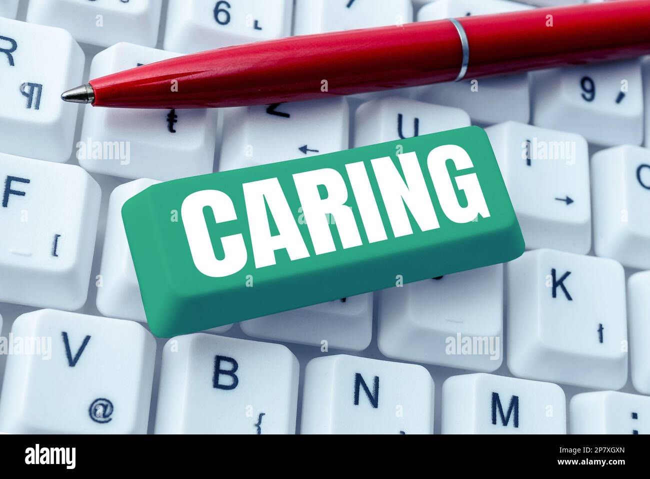 Text sign showing Caring. Word Written on practice of looking after ...