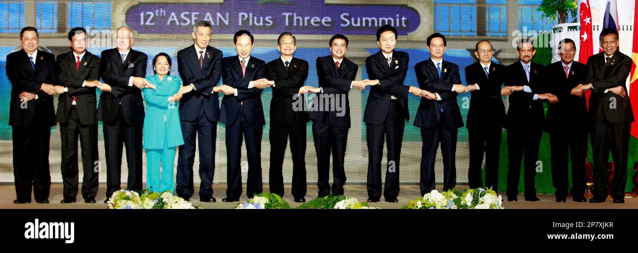 Leaders from the Association of Southeast Asian Nations (ASEAN) join ...