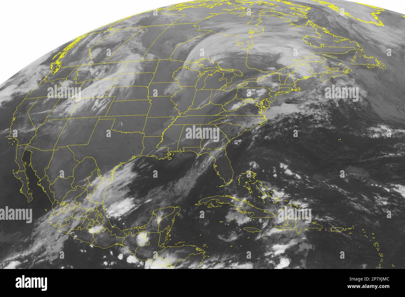 This NOAA satellite image taken Saturday, Oct. 24, 2009 at 4:45 a.m ...