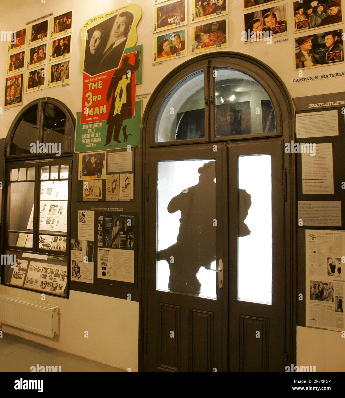 This photo taken Sept. 24, 2009 shows exhibits at the Third Man museum ...