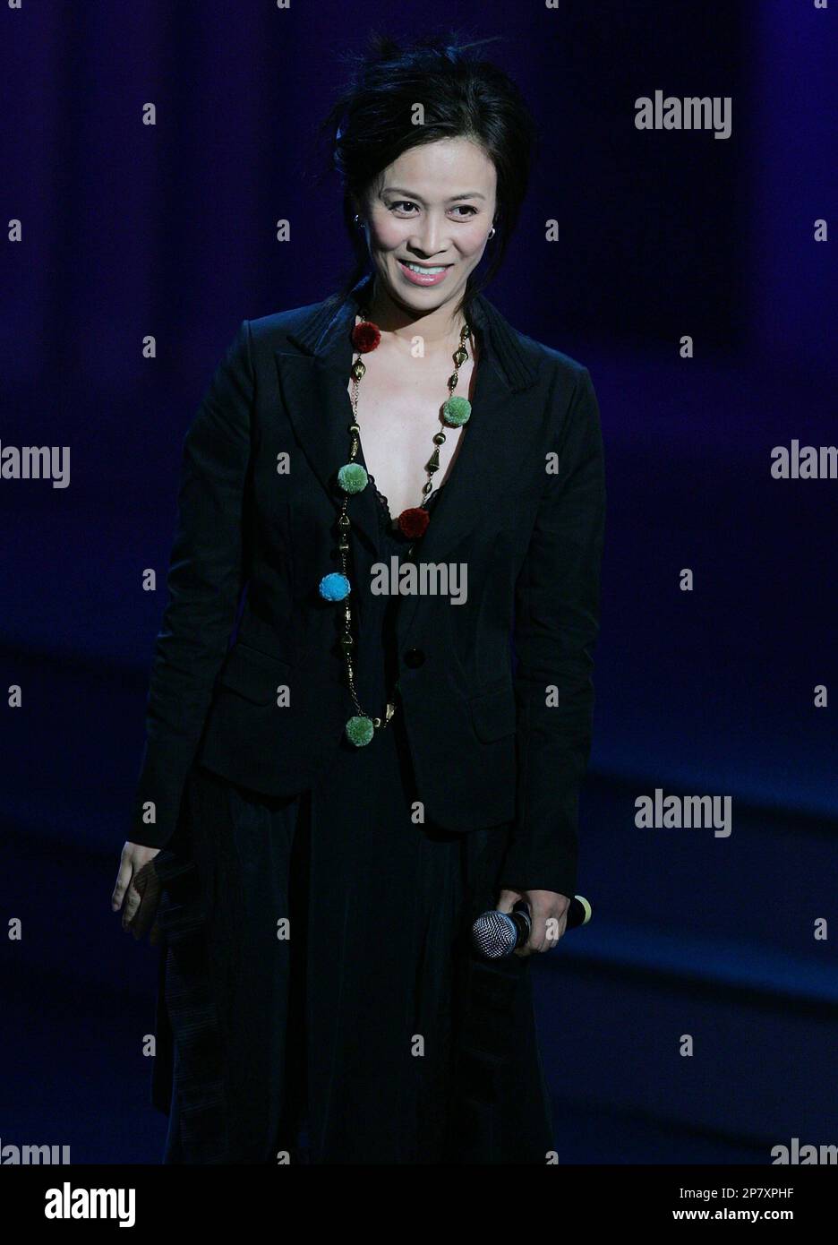 Chinese singer Na Ying sings during the awarding and closing evening of ...