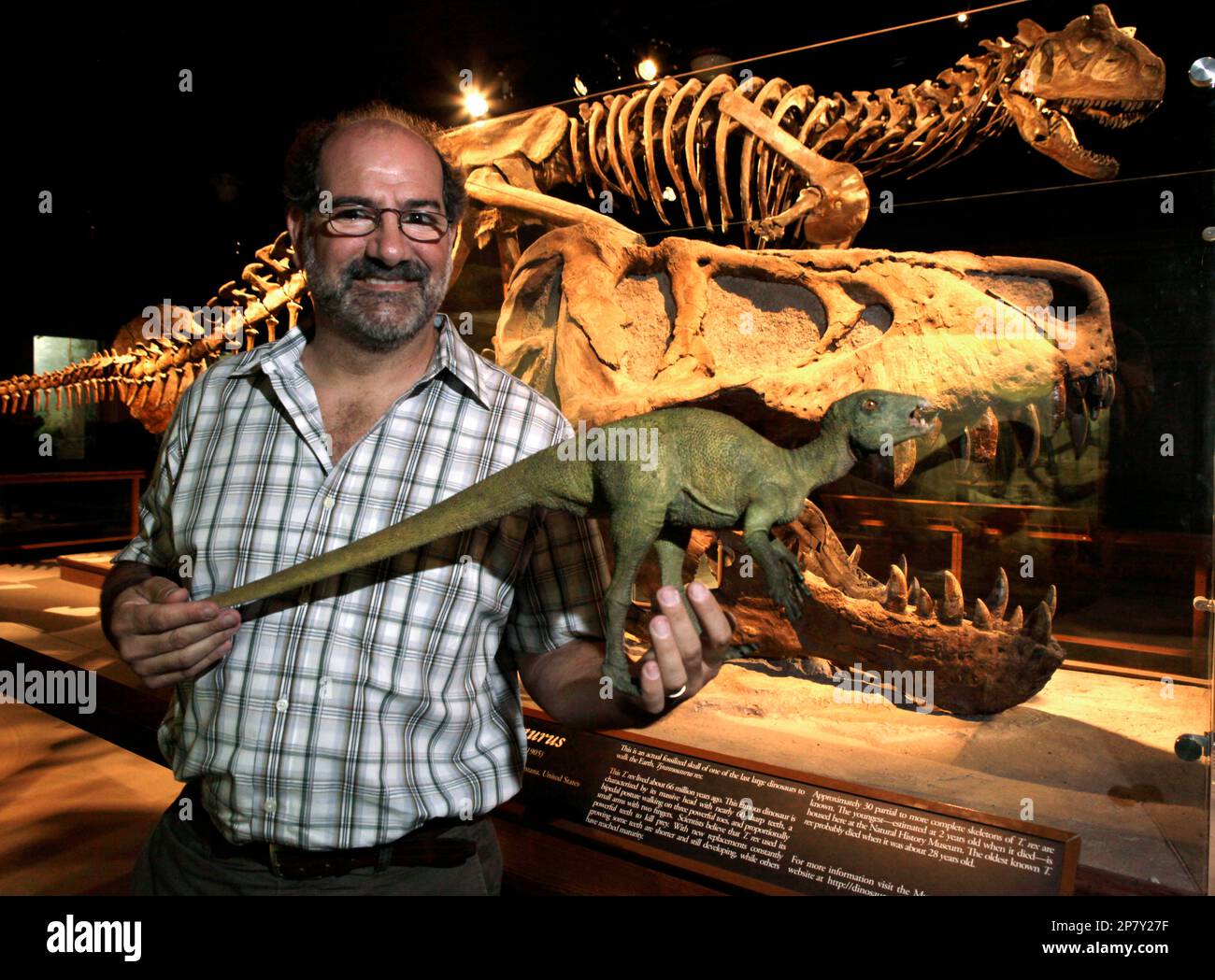 Luis Chiappe, director of the Dinosaur Institute of the Natural History ...