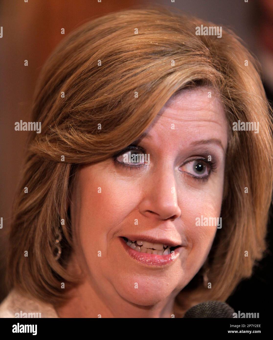 Abbe Raven, President and CEO of A&E Television Networks poses for a ...