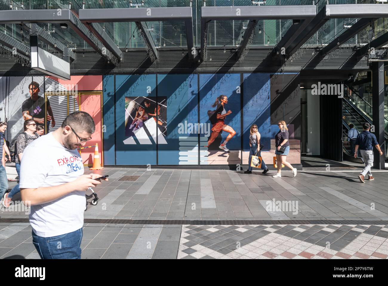 Auckland city centre, Auckland New Zealand . Late summer. Te ...