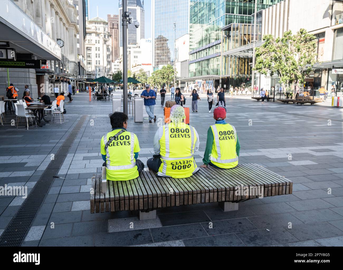 Auckland city centre, Auckland New Zealand . Late summer. Te ...