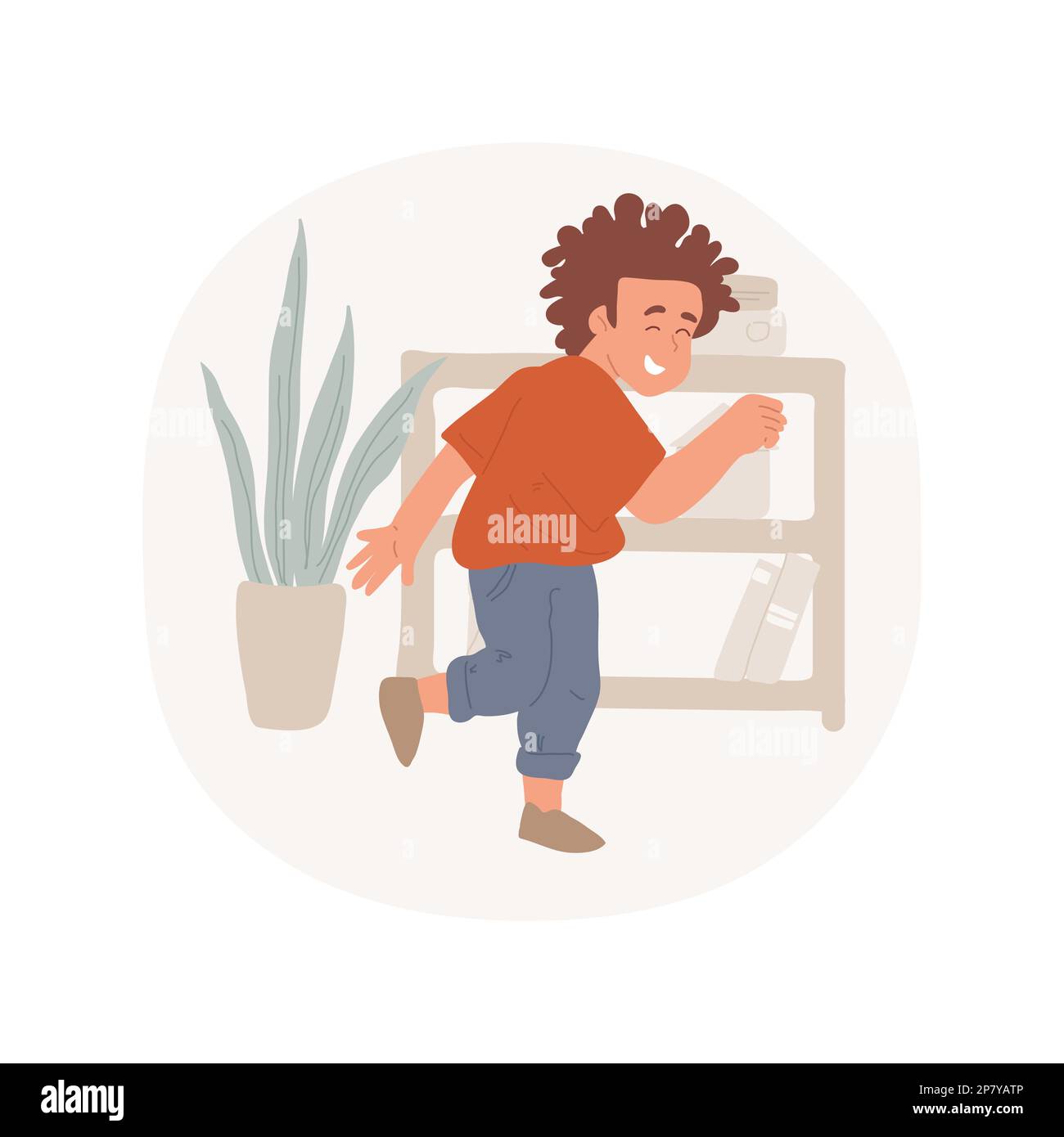 Starting to run isolated cartoon vector illustration. Learn to walk ...