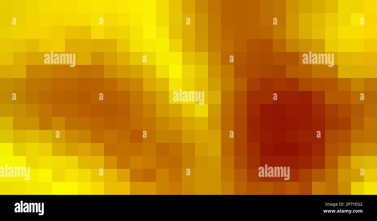 Simple pixelated mosaic with brown, golden and yellow pixels. Tiled ...