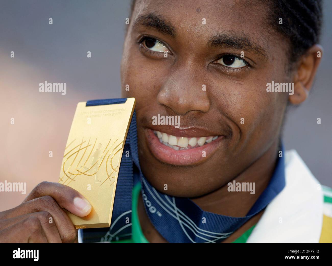 FILE -- This is an Aug. 20, 2009, file photo showing South Africa's ...