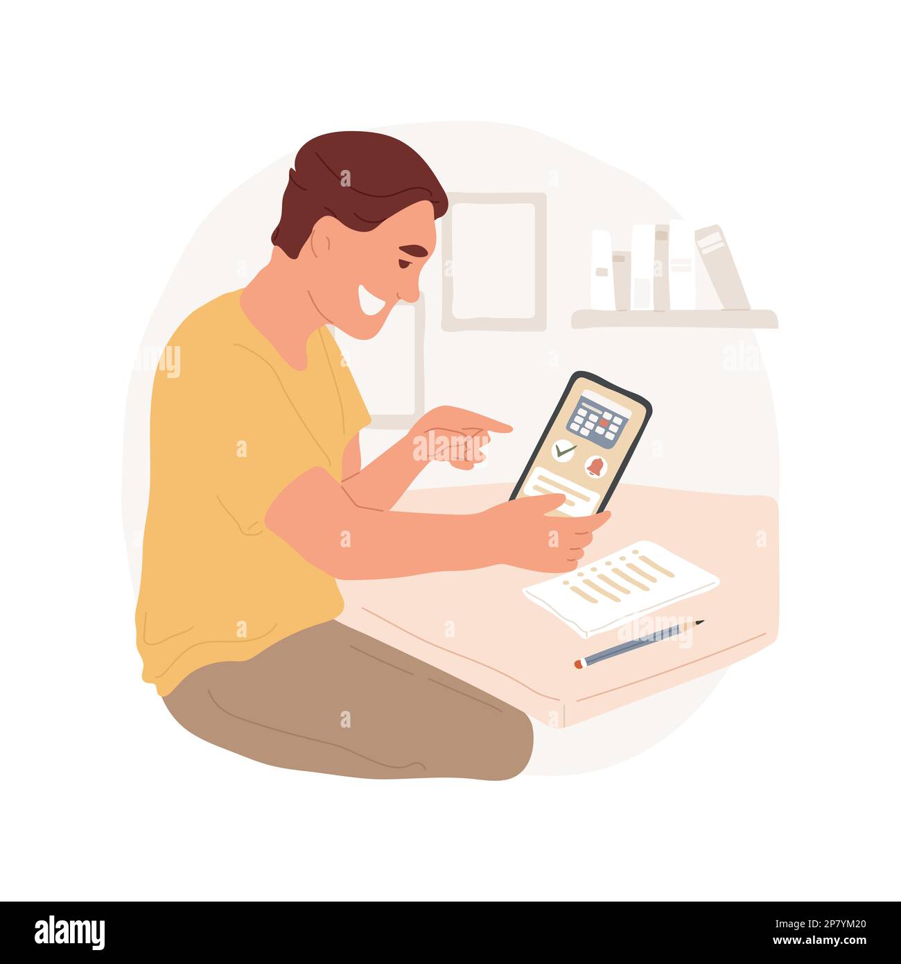Routine setting Stock Vector Images - Alamy