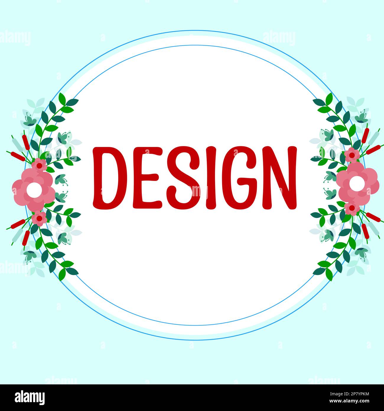 Hand writing sign Design. Concept meaning plan drawing produced to show ...