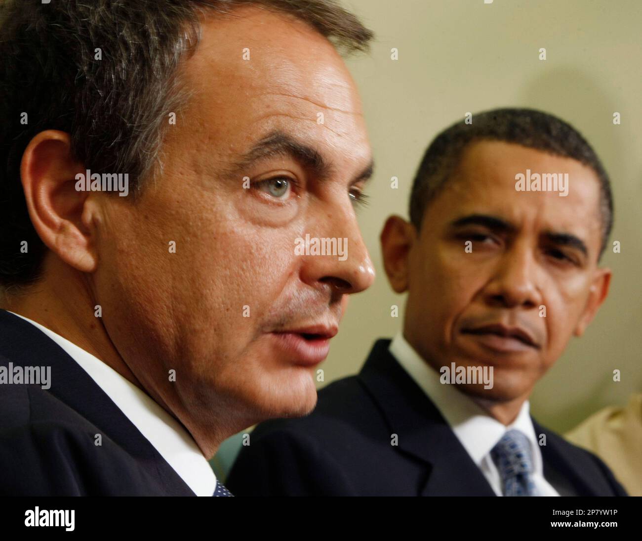 President Barack Obama meets with Spanish Prime Minister Jose Luis ...