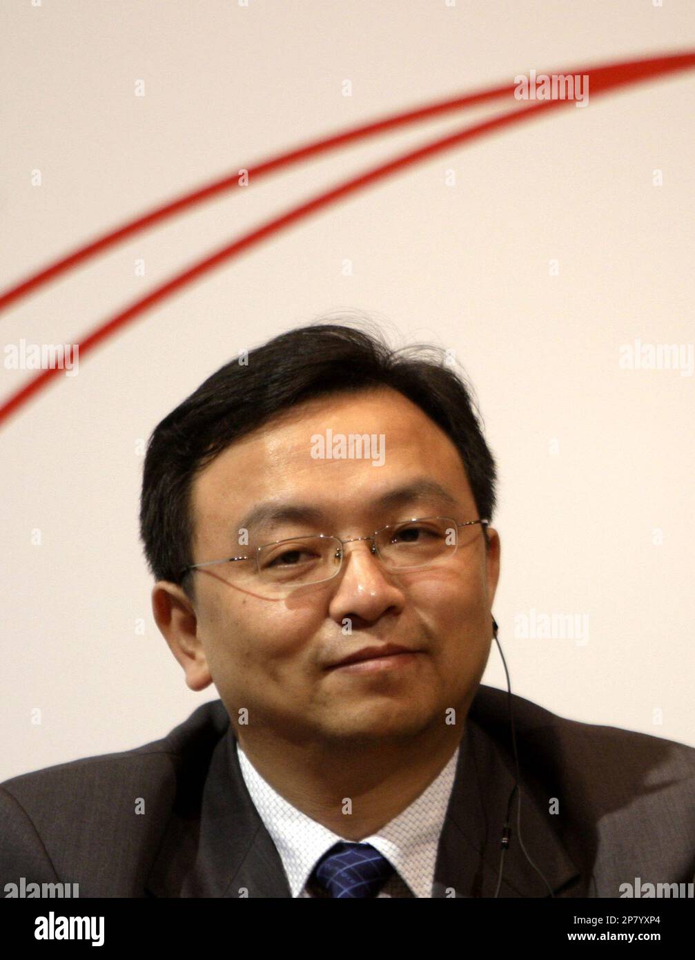 FILE - In this Sept. 29, 2008, file photo Wang Chuanfu, founder of BYD ...