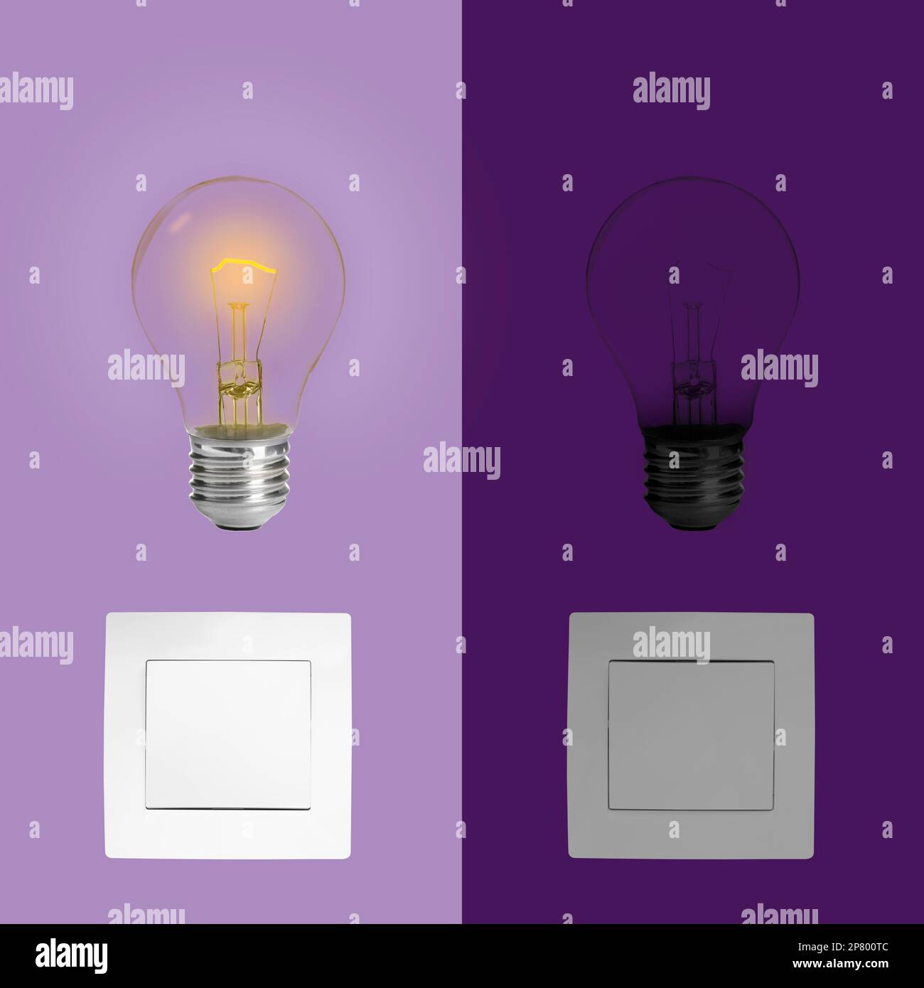 Light bulb turned off hi-res stock photography and images - Alamy