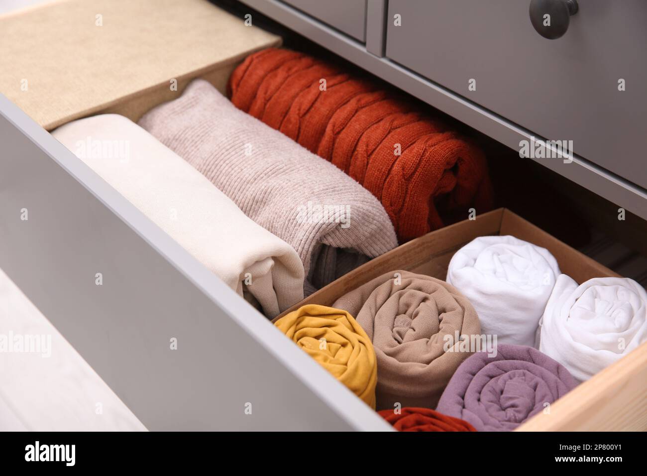 Sweaters drawer hi-res stock photography and images - Alamy