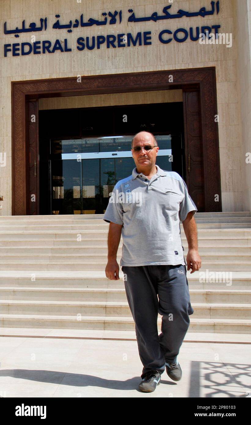 Mohammed Hamdan, brother of American citizen Naji Hamdan , walks out of ...