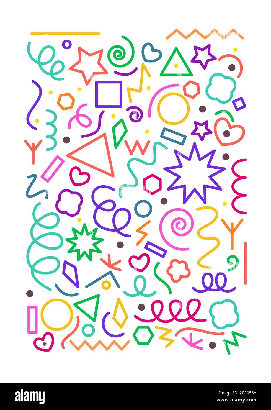 Colorful abstract poster Stock Vector Image & Art - Alamy