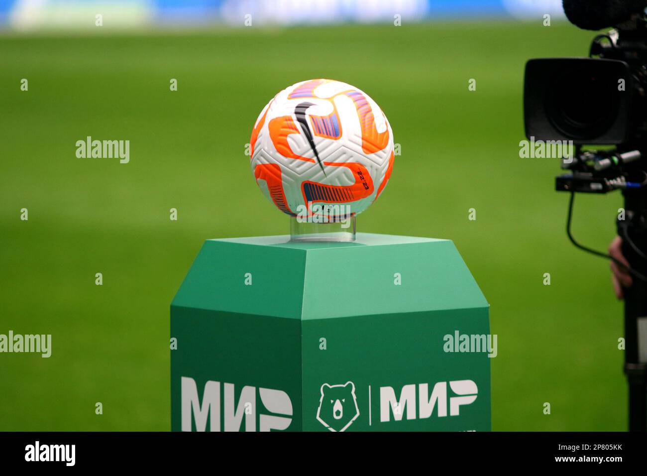 Saint Petersburg, Russia, 4 March 2023: Football. Russian Premier ...