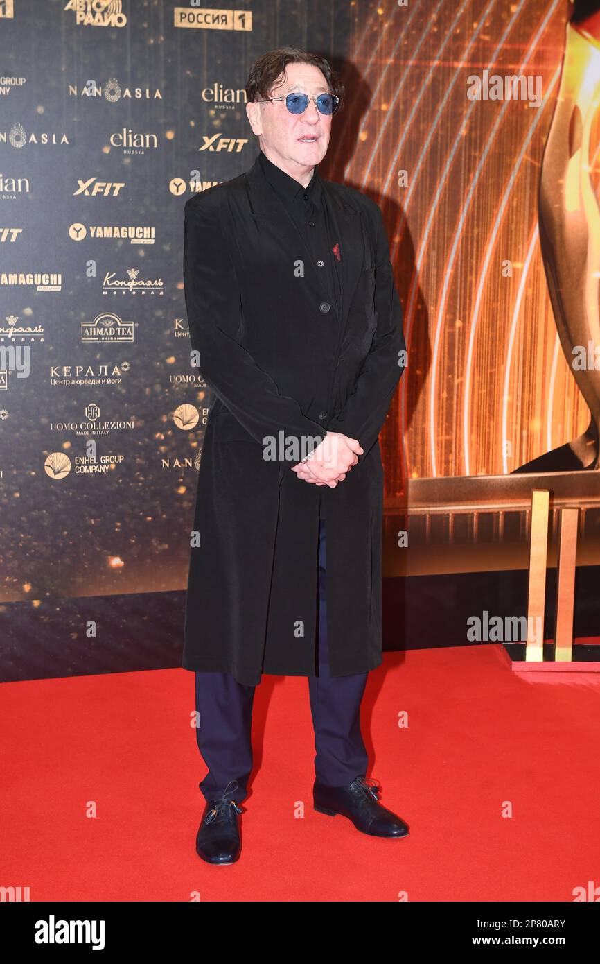 Moscow Region. Singer Grigory Leps at the Victoria 2022 Russian National Music Awards at the ...