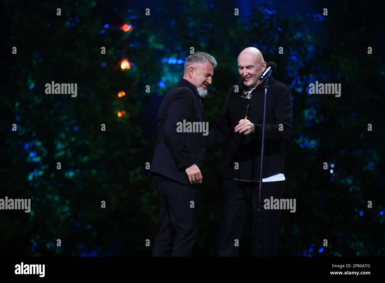 Moscow Region. Singer Leonid Agutin and producer Igor Matvienko at the Victoria 2022 Russian ...