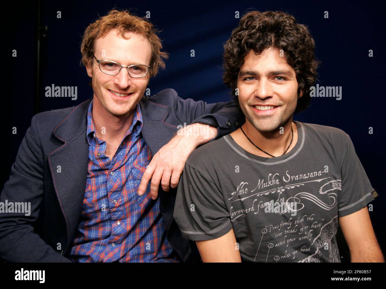 Actors Ari Gold, left, and Adrian Grenier pose for a portrait in New ...