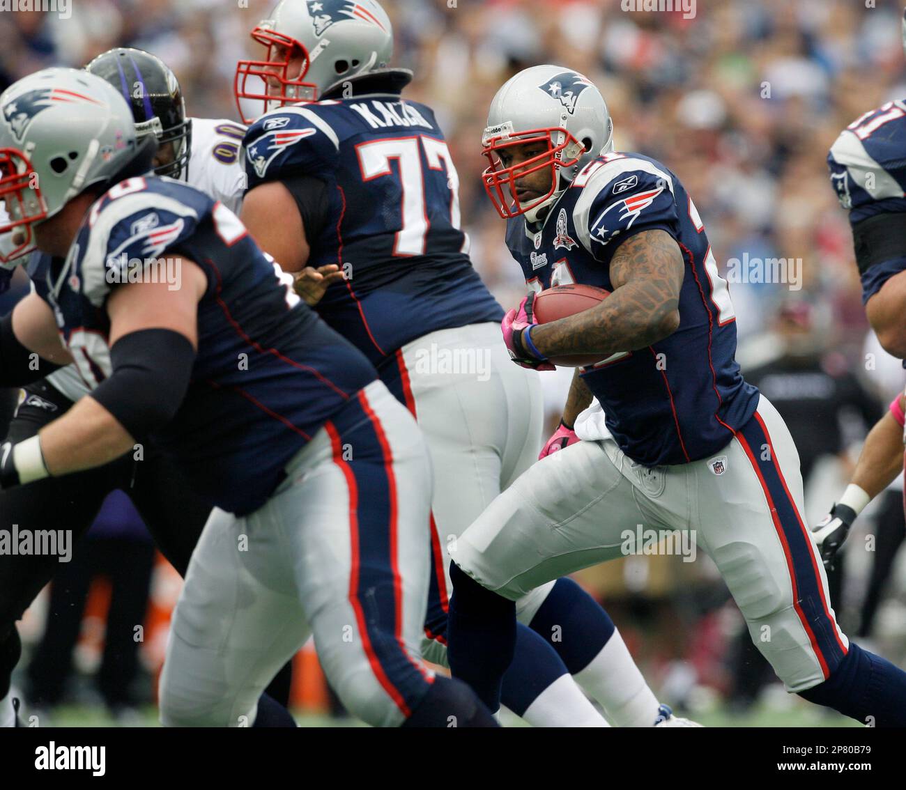In this photo taken on Sunday, Oct.4, 2009, New England Patriots ...