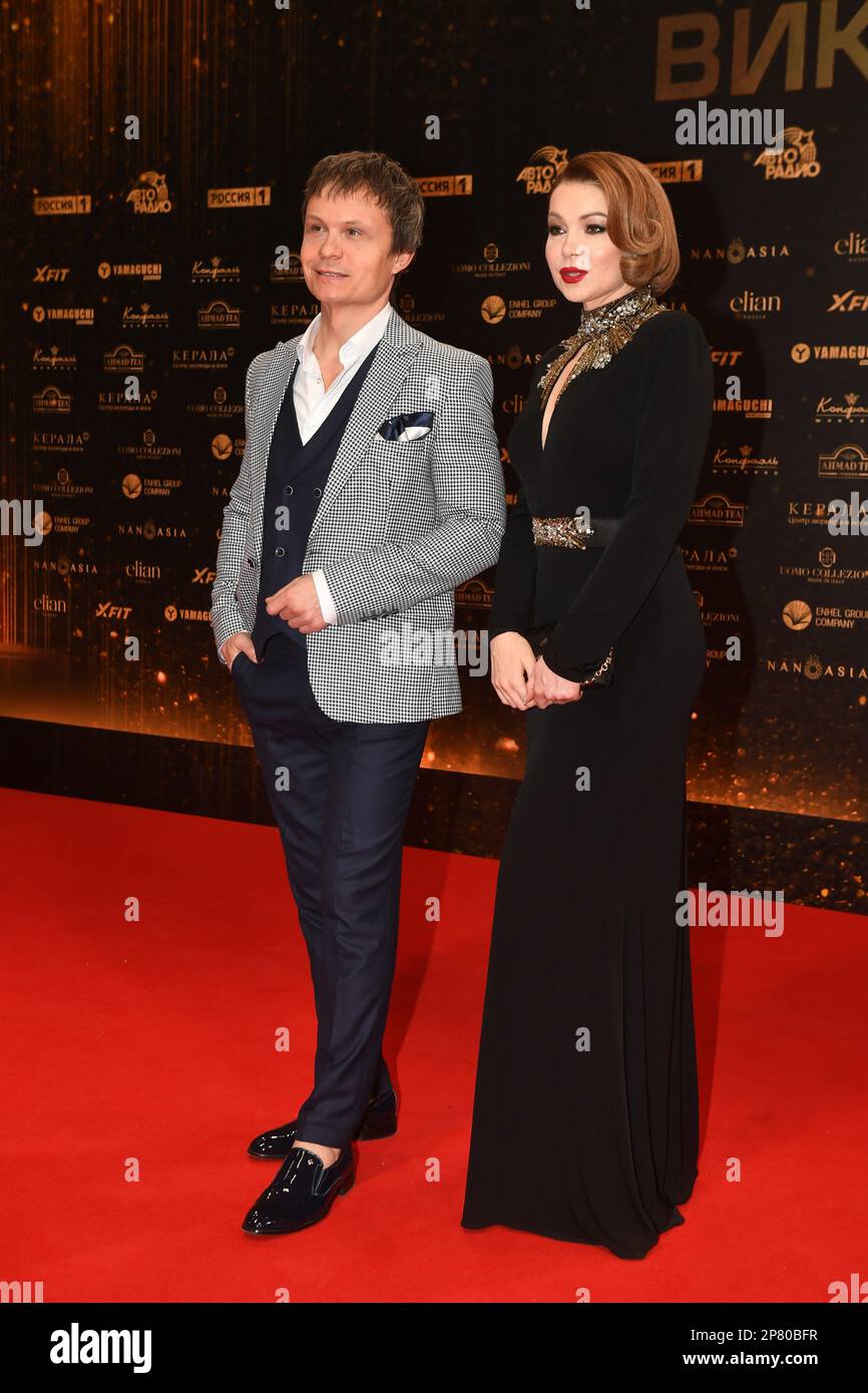 Moscow Region. Duo Artur Rudenko and Victoria Aleshko at the 'Victoria - 2022' Russian National ...