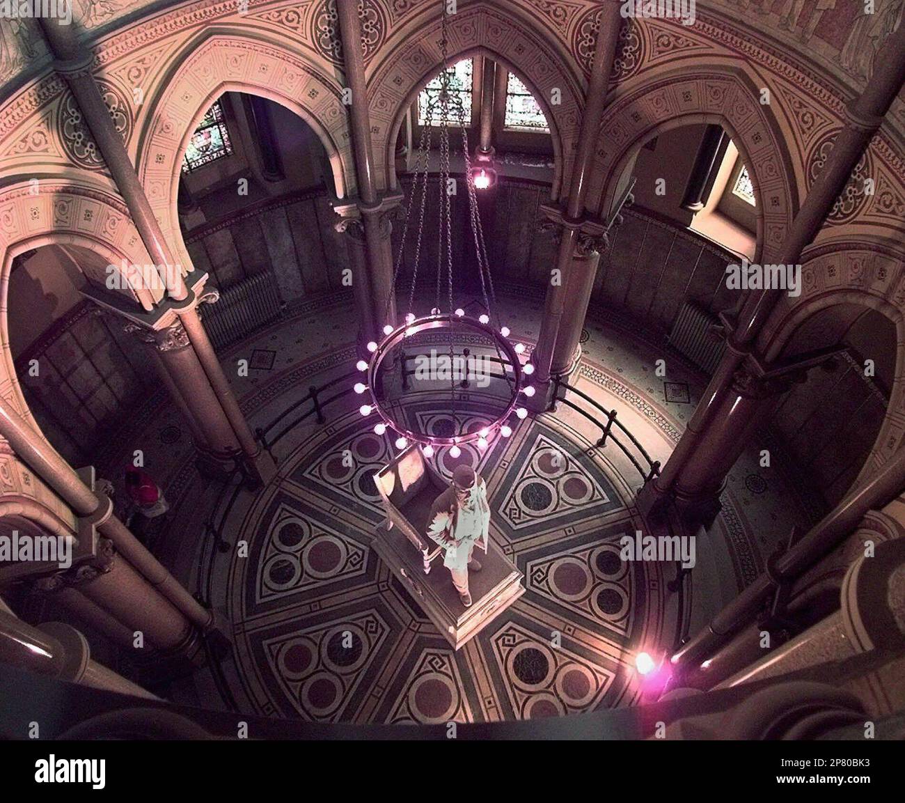 FILE- this Aug. 26, 1998 ffile photo shows a marble statue of America's 20th President, James A ...