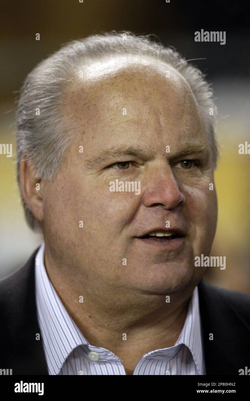 FILE - In this Jan 18, 2009, file photo, talk show host Rush Limbaugh ...