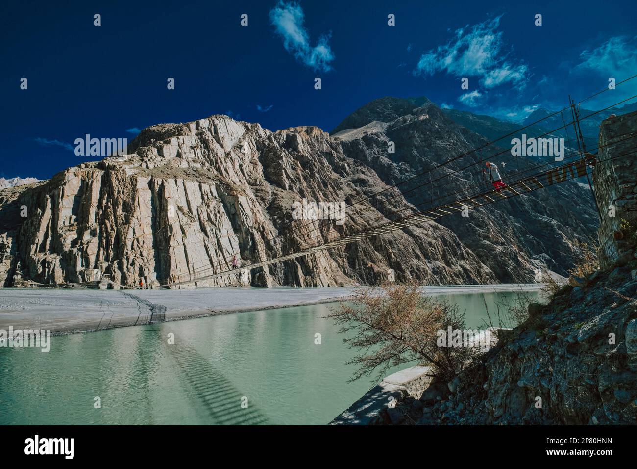 The current bridge was constructed in 1994 after a previous suspension ...