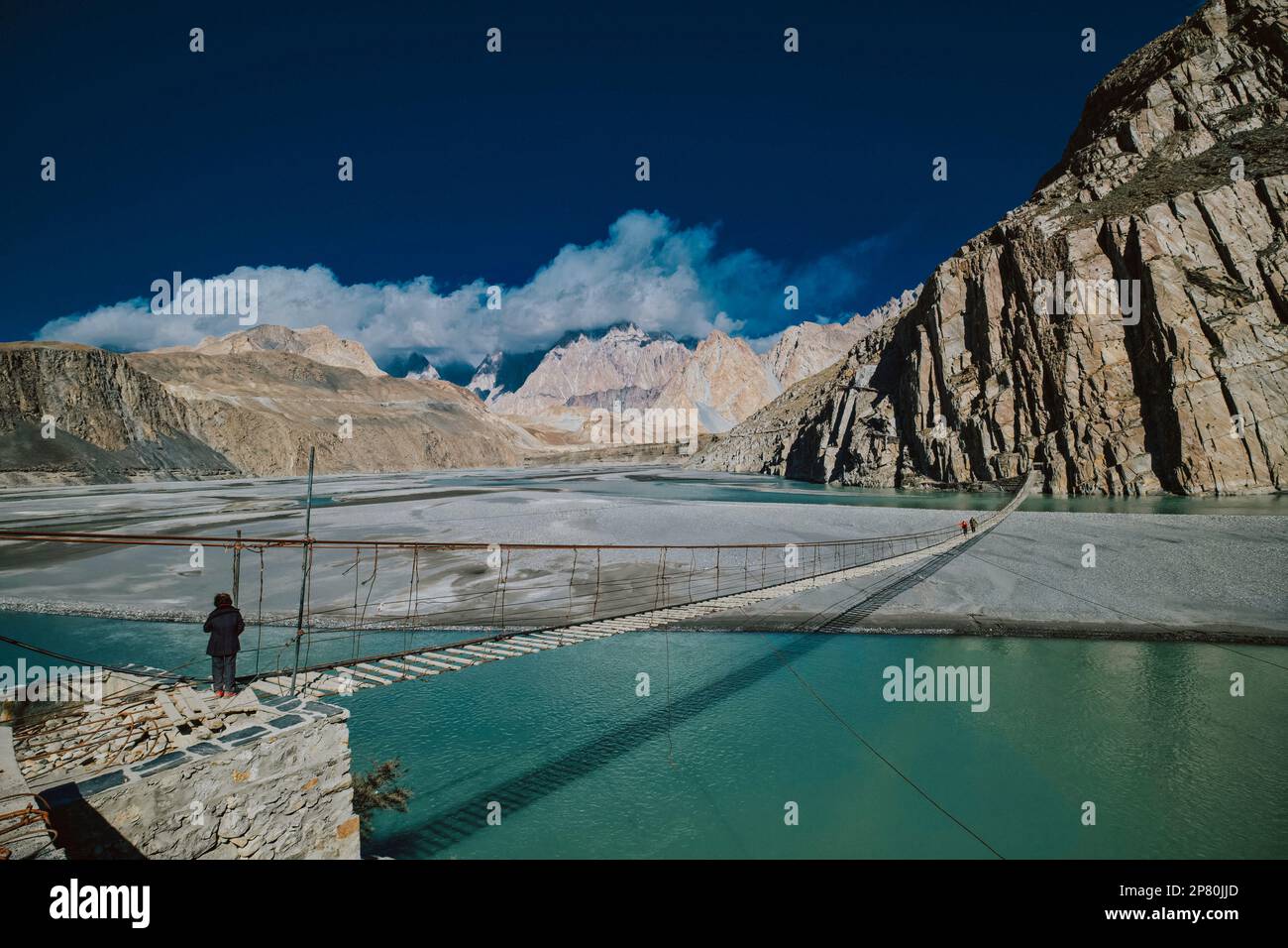 The current bridge was constructed in 1994 after a previous suspension ...