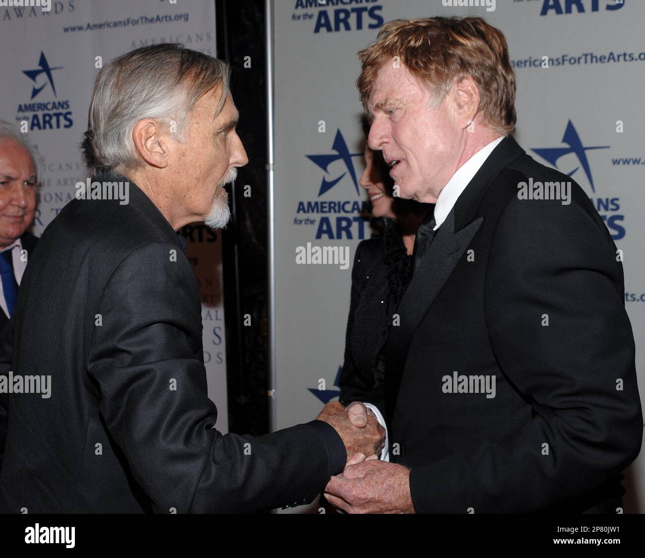 Actor and Lifetime Achievement Award honoree Robert Redford, right ...