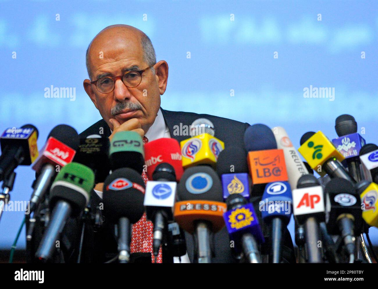 Head of the International Atomic Energy Agency, Mohamed ElBaradei ...