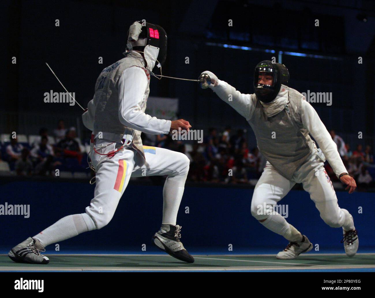 Gerek Meinhardt of United States, right, and Virgil Salarscan of ...
