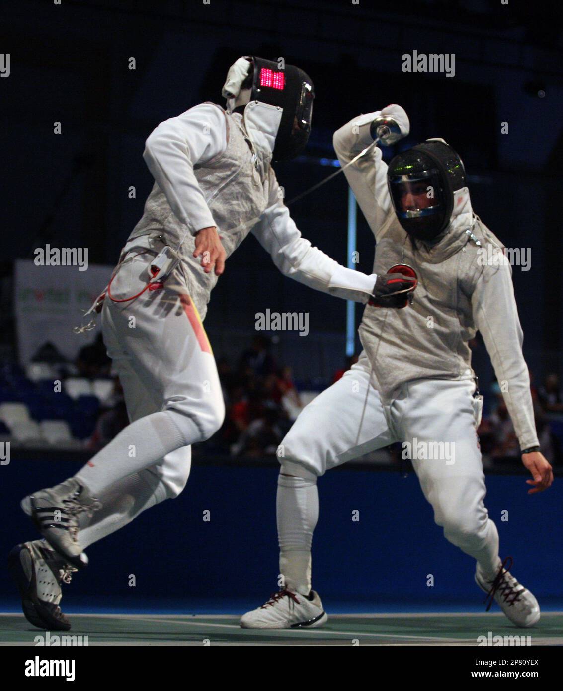 Gerek Meinhardt of United States, right, and Virgil Salarscan of ...