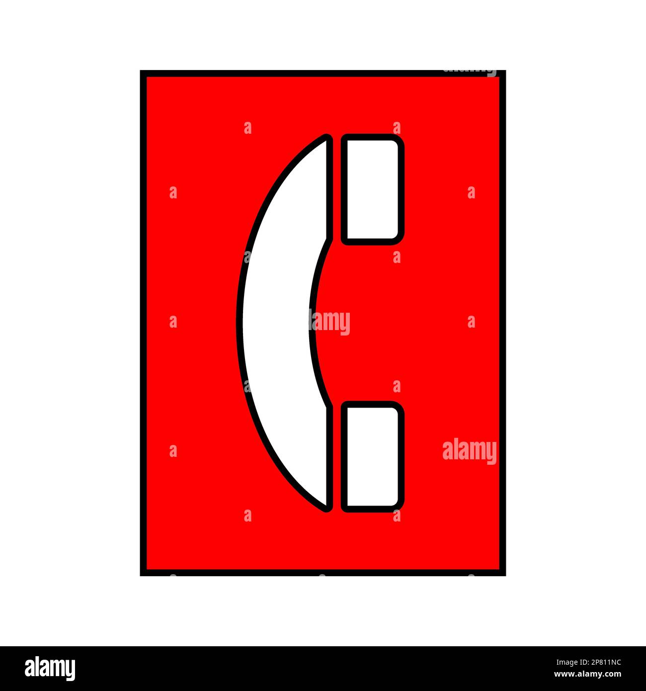 International Maritime Organization (IMO) sign, illustration. Emergency ...