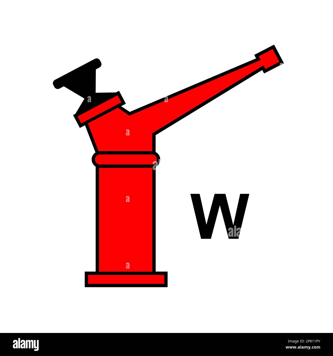 Fire water monitor Cut Out Stock Images & Pictures - Alamy