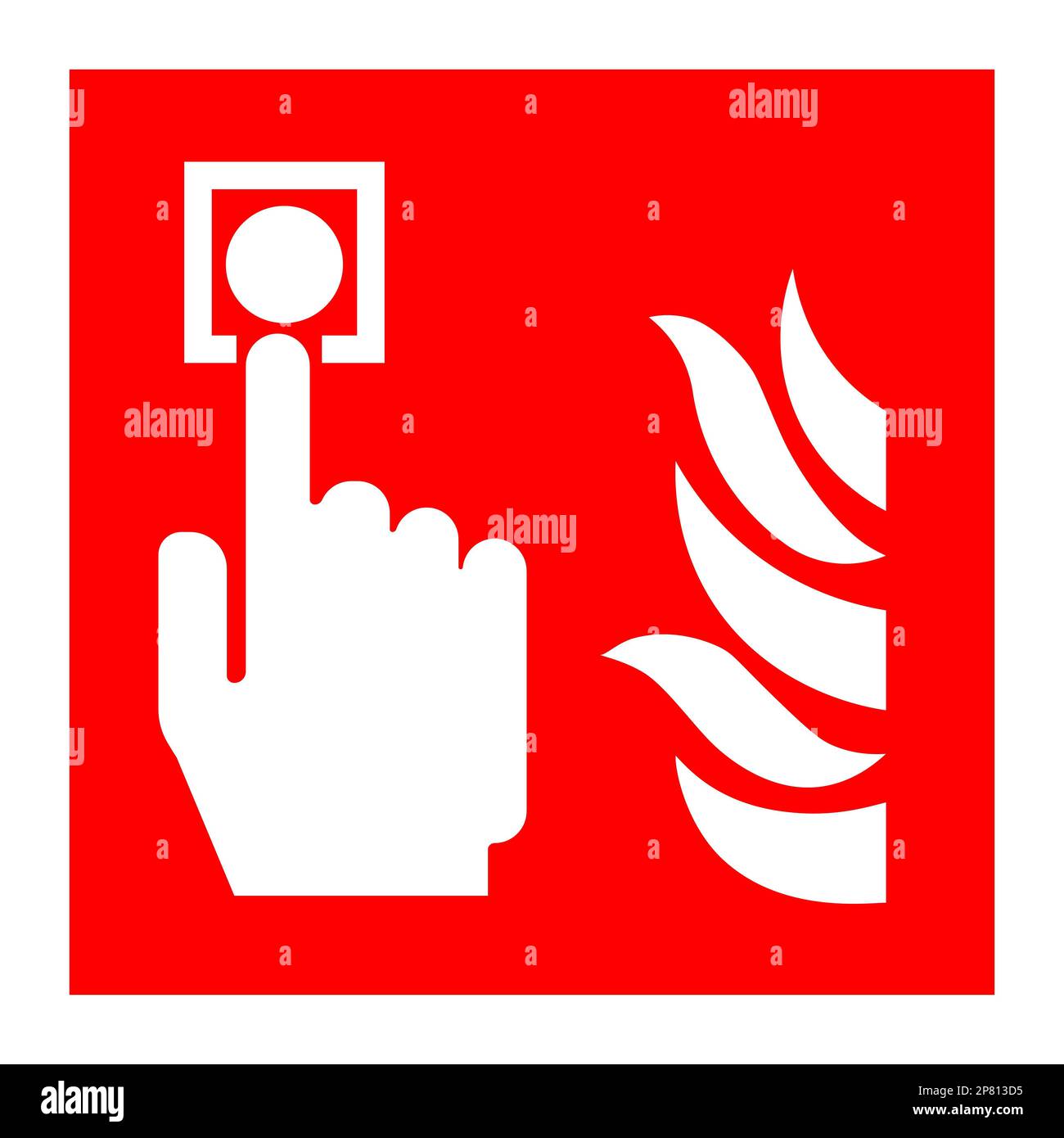 International Maritime Organization (IMO) sign, illustration. Fire ...