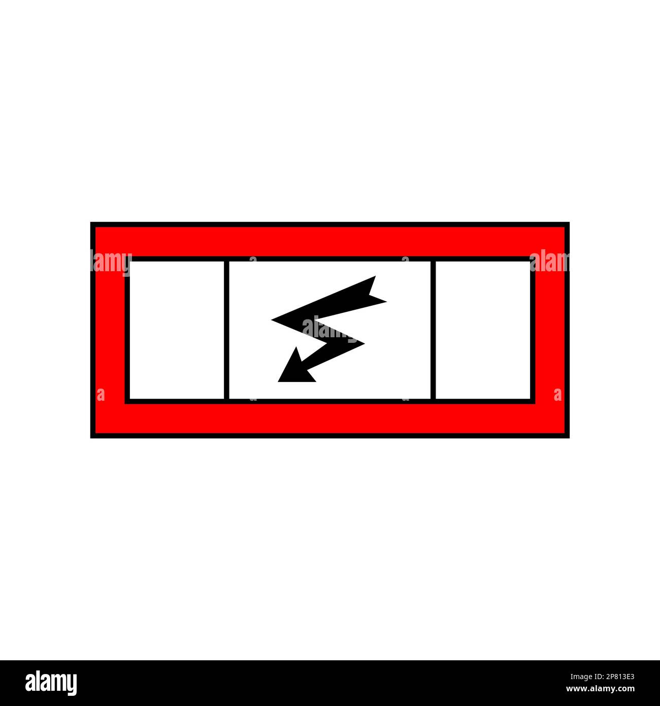 International Maritime Organization (IMO) sign, illustration. Emergency ...