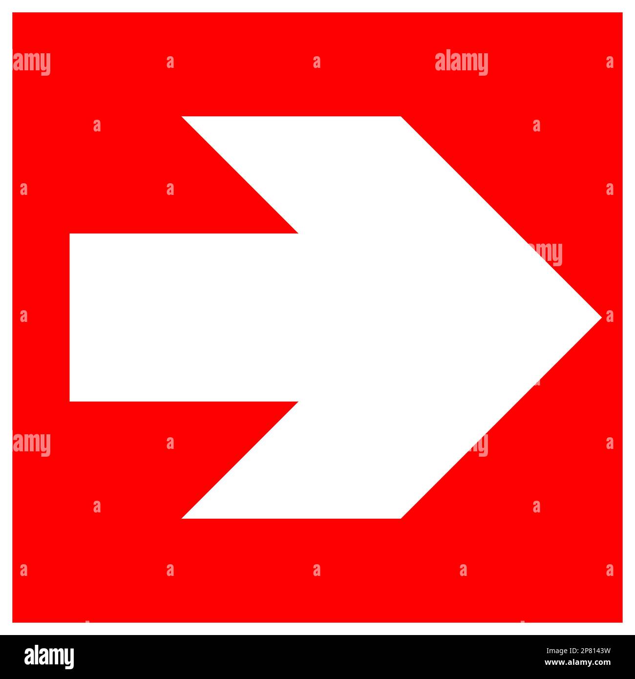 International Maritime Organization (IMO) sign, illustration. Arrow ...