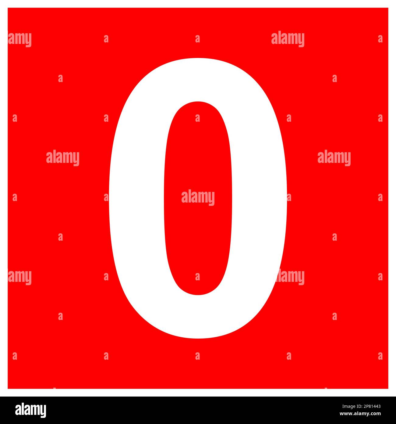 International Maritime Organization (IMO) sign, illustration. Number "0 ...